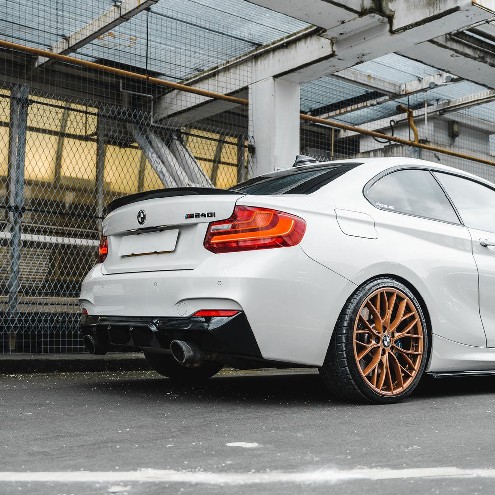 ZAERO Design BMW F22 M235i M240i Gloss Black Rear Diffuser